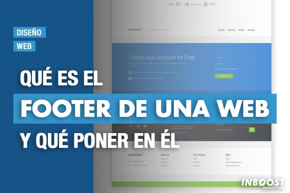 ¿Qué es el footer de una página web y qué poner en él?